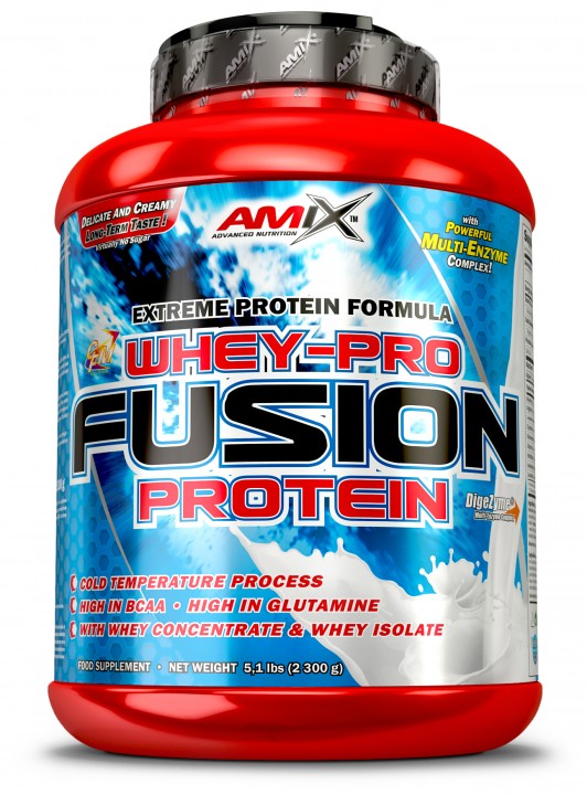 Amix® – WheyPro FUSION 2300g bela čokolada