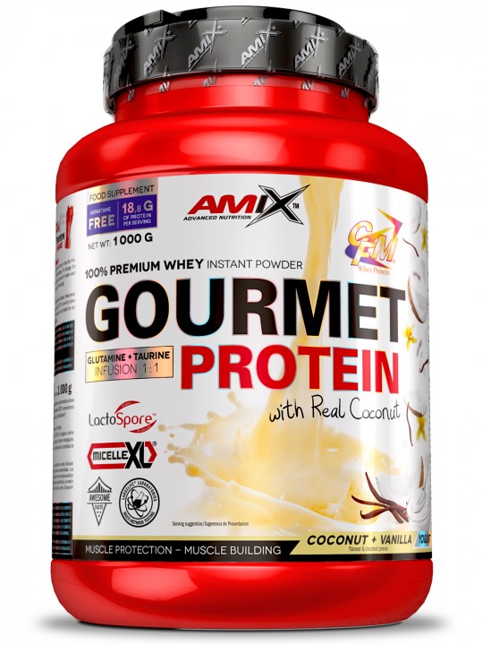 Amix® Gourmet Protein 1kg kokos vanila