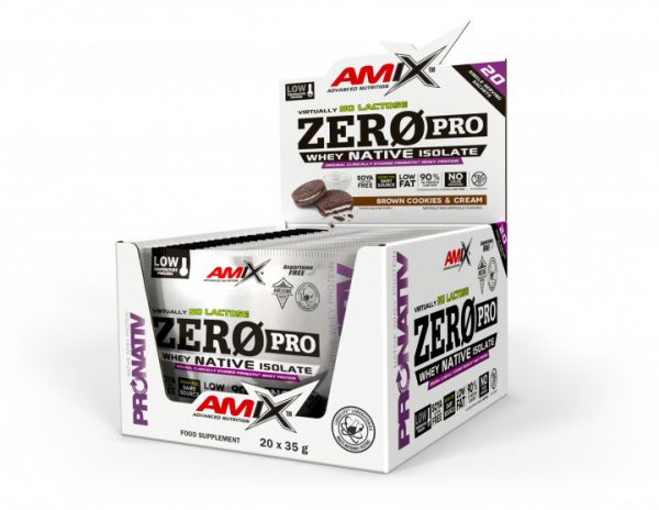 Amix™ ZeroPro Protein 20x35g cookies & cream