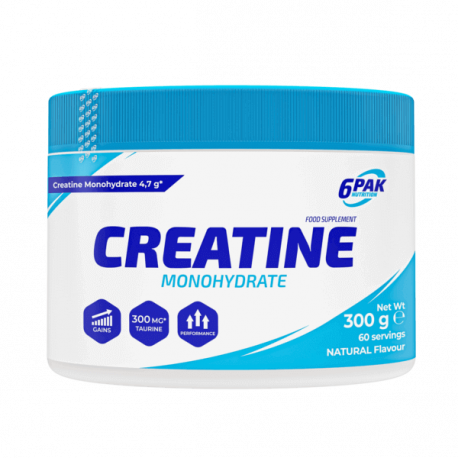 6PAK Creatine monohydrate 300g