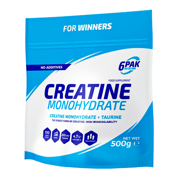 6PAK Creatine monohydrate 500g