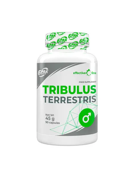 6PAK Tribulus Terrestris 90 kapsula 210mg 90%