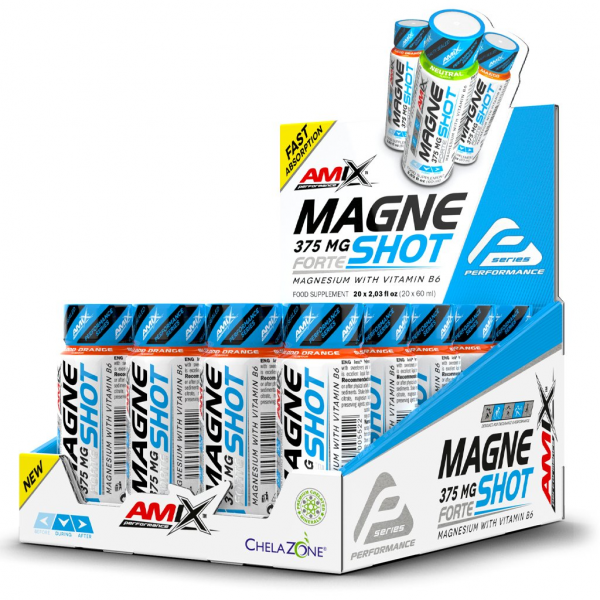 Performance Amix® MagneSHOT FORTE 375mg 20x60ml narandža