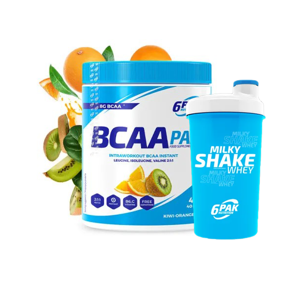 6PAK BCAA PAK 400g narandža-kivi