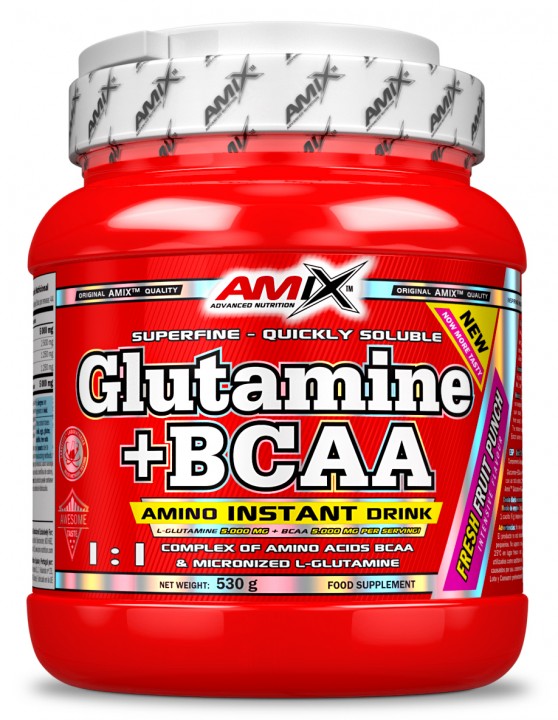 Glutamine + BCAA 530g forest fruit