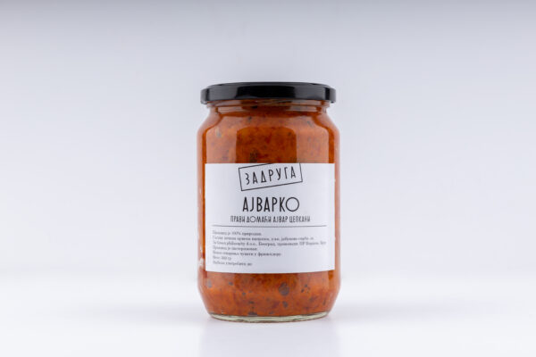 Domaći ajvar, cepkani, blagi 560g