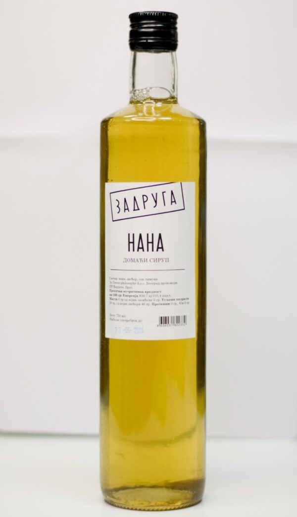 Domaći sirup od nane 750ml