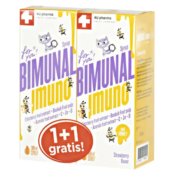 BIMUNAL IMUNO 4U SIRUP 300ML 1+1