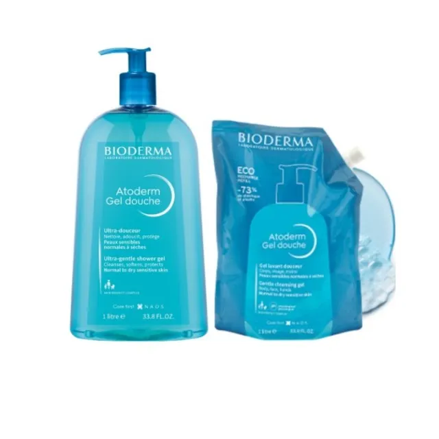 BIODERMA ATODERM GEL 1L+REFIL 1L PROMO PACK