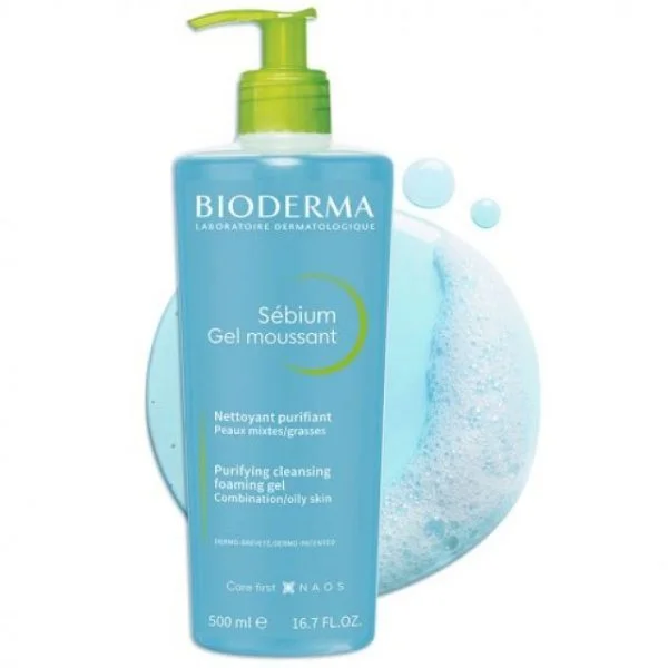 BIODERMA SEBIUM GEL 500ML PROMO PACK