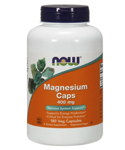 NOW MAGNESIUM 400MG A180 CPS