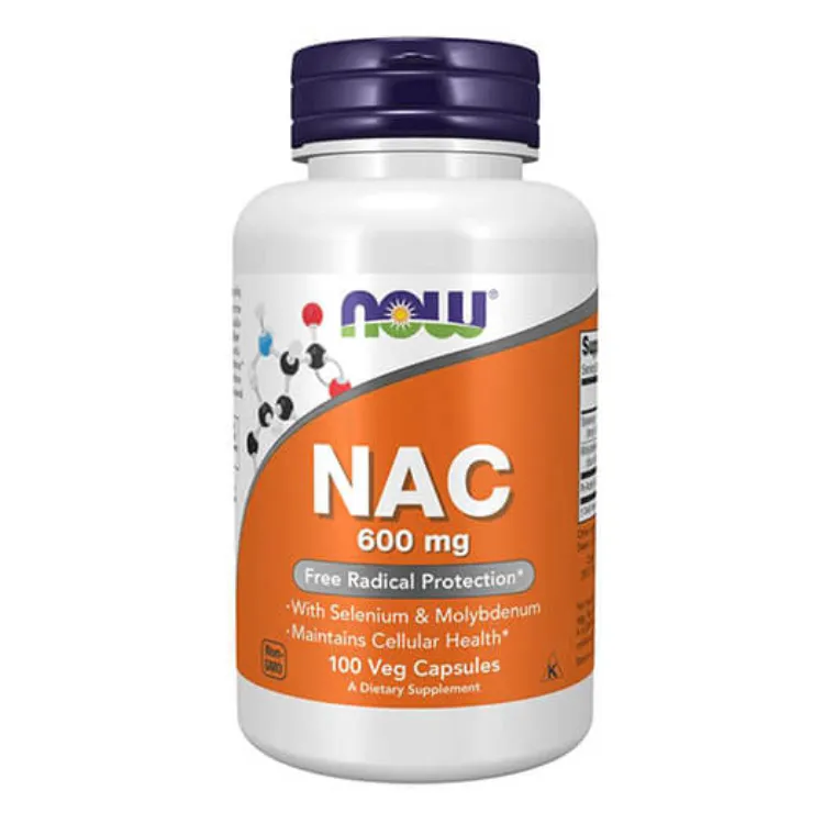 NOW NAC ACETYL CYSTEINE CPS.100X600MG