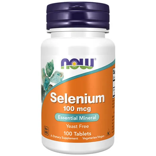 NOW SELENIUM CPS 100x100mg