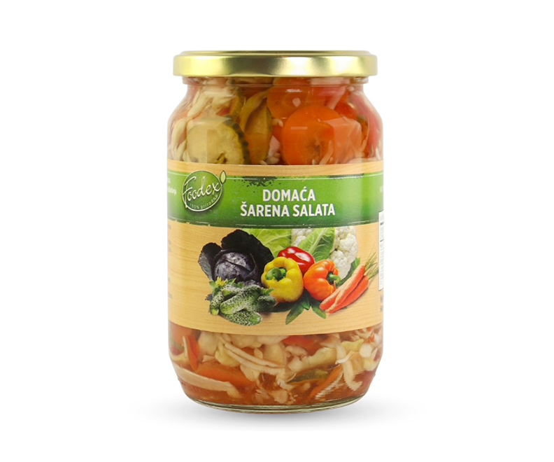 Domaća šarena salata 660g