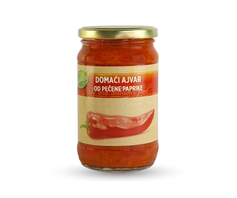 Domaći ajvar od pečene paprike 350g