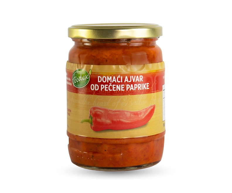 Domaći ajvar od pečene paprike 550g