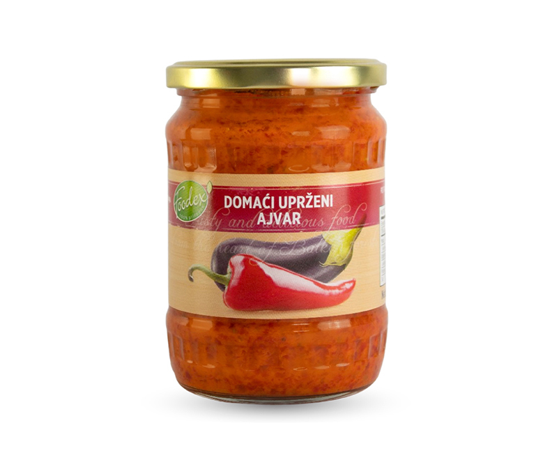 Domaći uprženi ajvar 550g