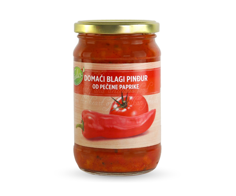 Domaći blagi pinđur od pečene paprike 350g