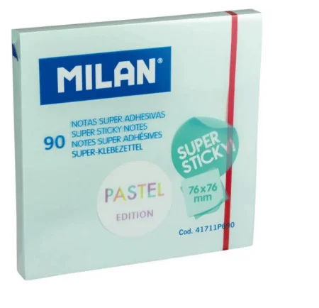 Milan samolepljivi blokcic pastel blue 76x76mm 100 ( MLN41711P690 )