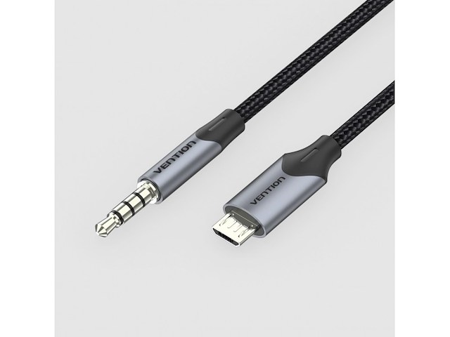 Kabl 3.5mm 4-pol M-USB Micro B M 1.0m