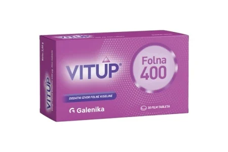 VITUP FOLNA KISELINA 30 TABLETA 1+1 GRATIS