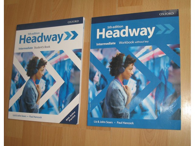 HEADWAY INTERMEDIATE 5th EDITION NOVO Udzbenik + radna