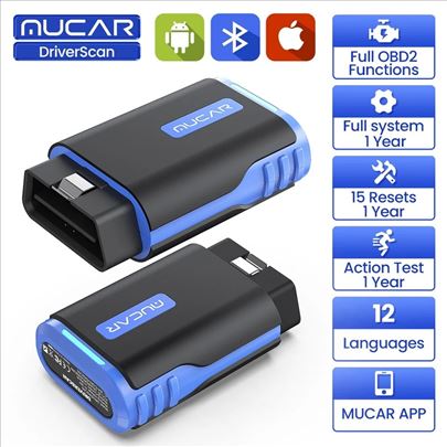 NOVO - Mucar Driverscan Bluetooth OBD2 Dijagnostik