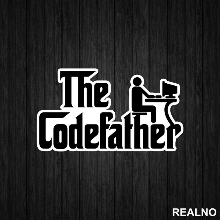 THE CODEFATHER - SIMPLE - GEEK - NALEPNICA