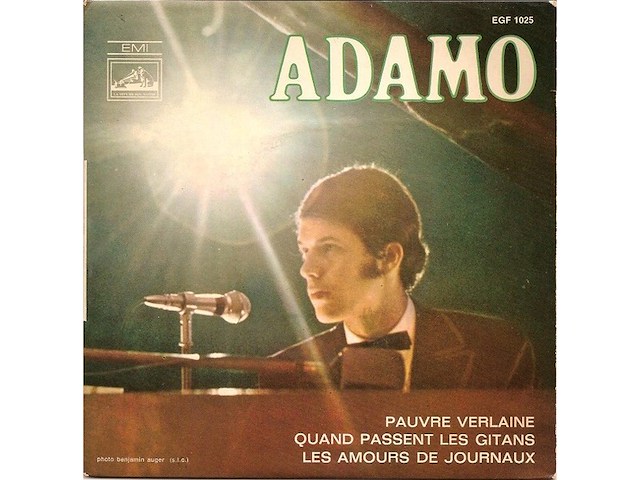 Adamo – Pauvre Verlaine 	 Vinyl, 7`, 45 RPM, EP