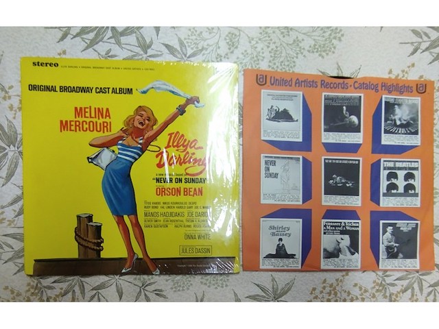 MELINA MERCOURY MUZIKA ZA FILM US LP MINT