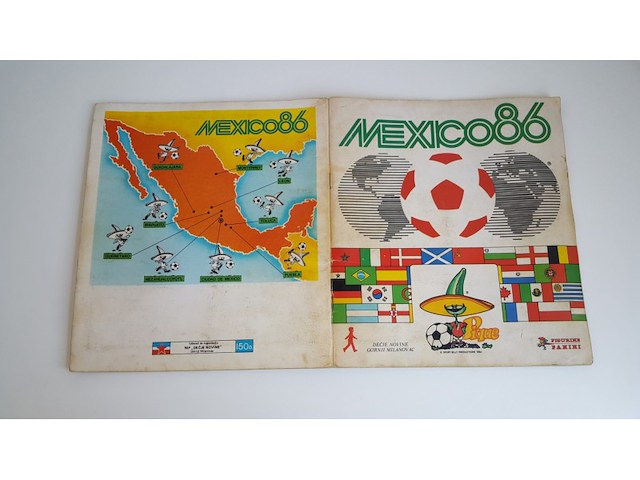 Mexico 86 Panini - Pun album