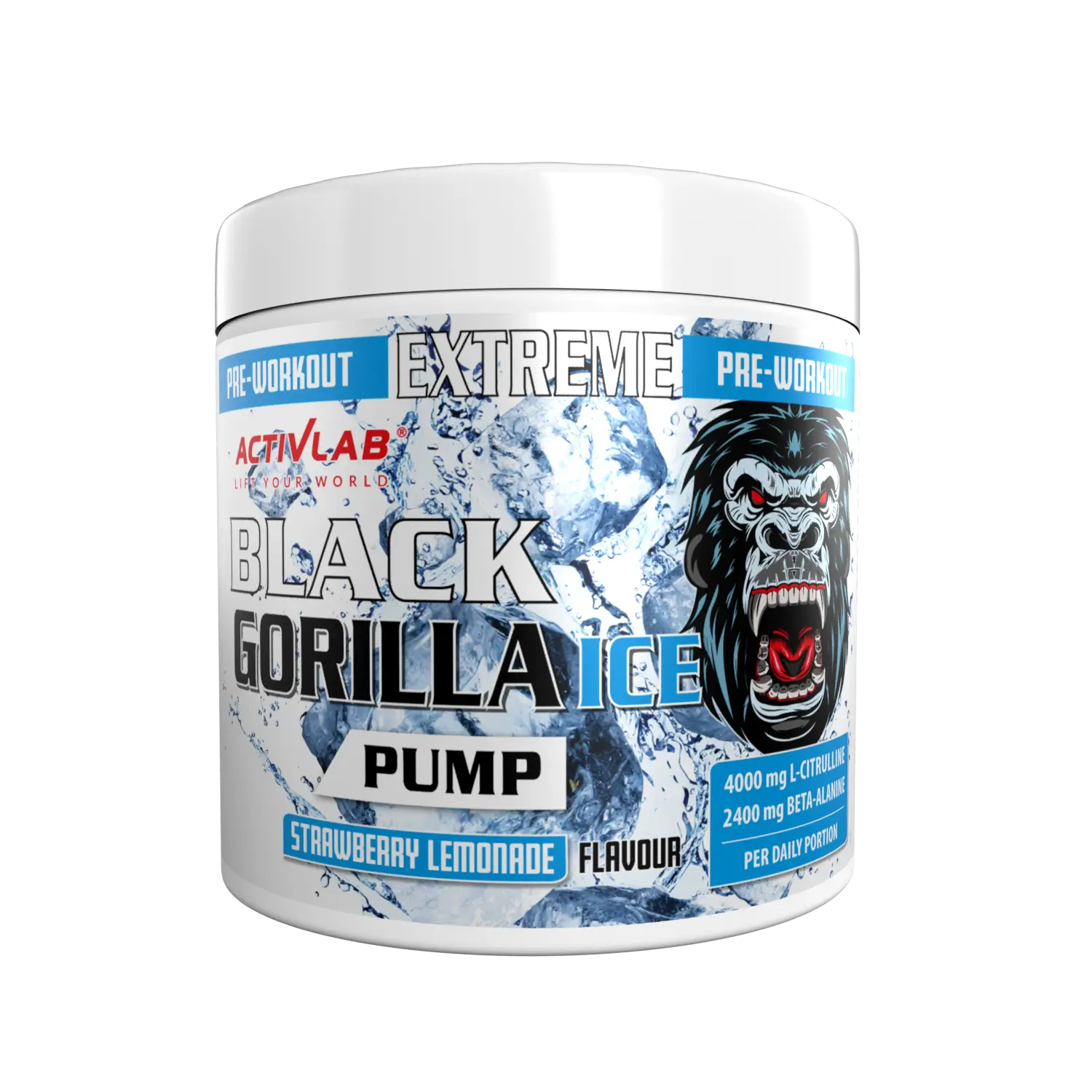 Black Gorilla ICE Pump Pre-workout 300g/30serv – ActivLab