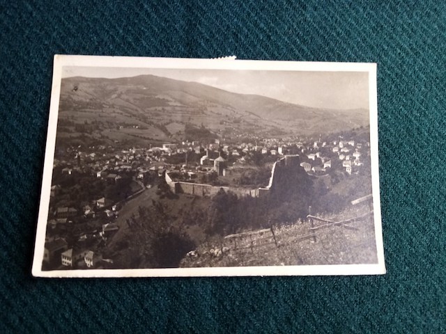 Travnik,BiH,cb razglednica,1950,putovala,porto.