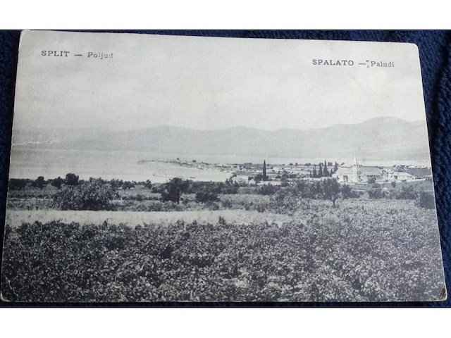 Split/Spalato,Poljud,Kraljevina 1924,putovala.