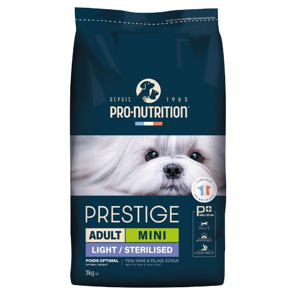 Pro Nutrition Prestige Dog Adult Light Sterilised Mini 3 kg