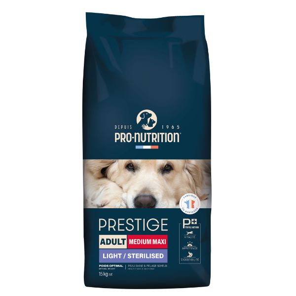 Pro Nutrition Prestige Dog Adult Light Sterilised Medium