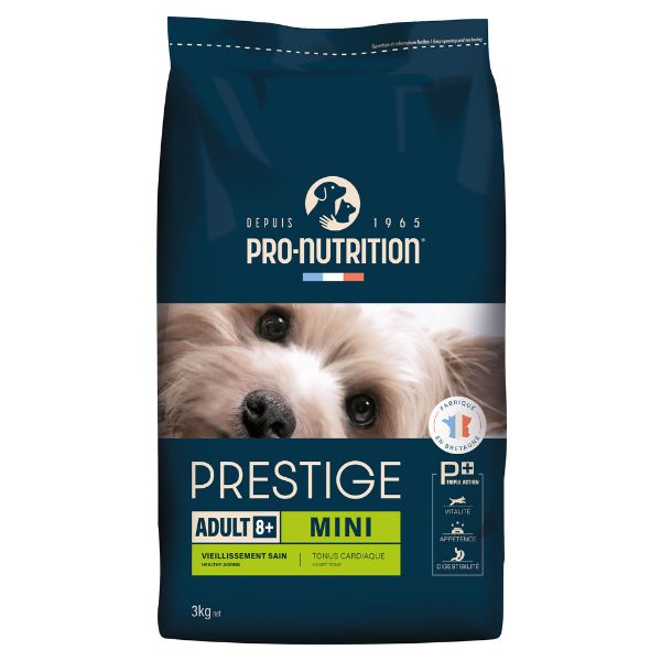 Pro Nutrition Prestige Dog Adult Mini 8+, 3 kg