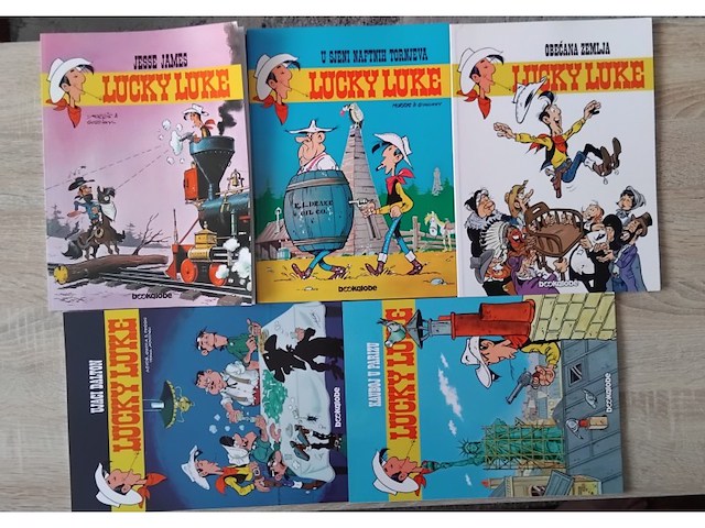 Lucky Luke lot od 5 stripova bookglobe