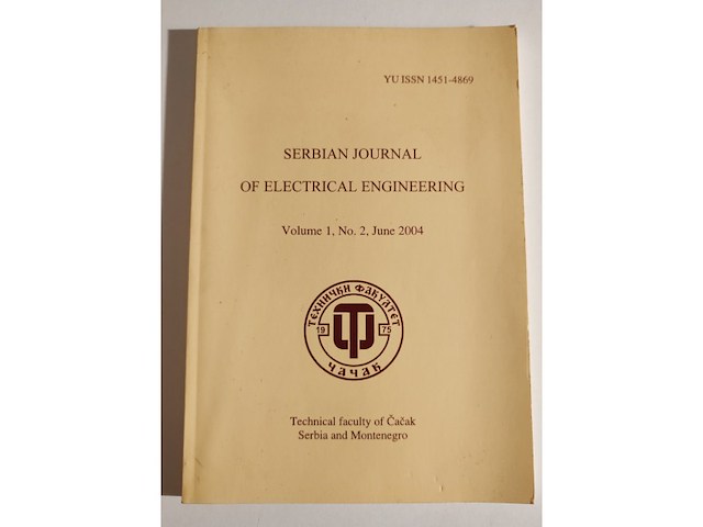 Serbian Journal of Electrical Engineering