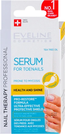 EVELINE COSMETICS
SERUM FOR TOENAILS HEALTH AND SHINE - tretman protiv gljivica na nogama, 12 ml