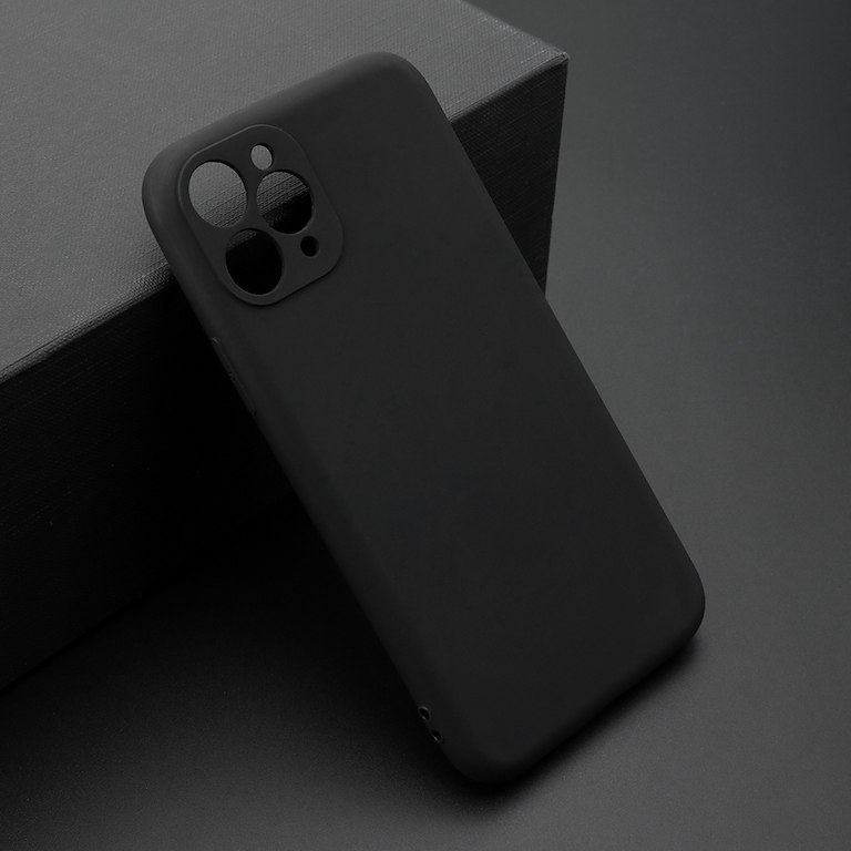 Zastitna ultra tanka (skin) maska / futrola KOLOR - iPhone 11 Pro (5.8) crna (MS)