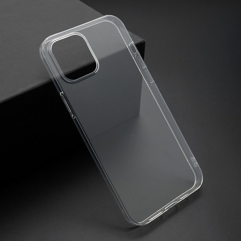 Zastitna ultra tanka (skin) maska / futrola PROTECT - iPhone 12 Pro Max (6.7) providna (bela) (MS)