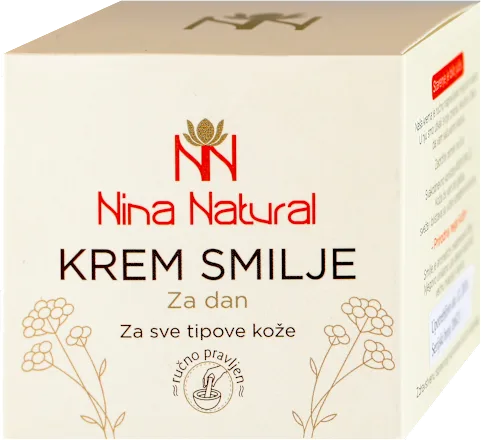 Nina Natural
Dnevna krema sa smiljem, 50 ml