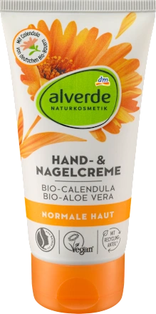 alverde NATURKOSMETIK
Krema za ruke i nokte - ogranski neven i organska aloe vera, 75 ml