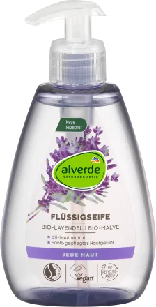 alverde NATURKOSMETIK
Tečni sapun- lavanda i slez, 300 ml