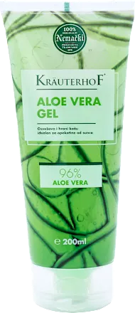 KRÄUTERHOF
Gel za telo - 96% ALOE VERA, 200 ml