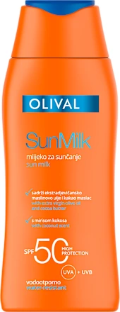 OLIVAL
SunMilk mleko za zaštitu od sunca, SPF 50, 200 ml