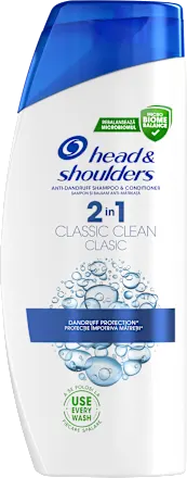 head&shoulders
2 in 1 CLASSIC CLEAN Šampon za kosu protiv peruti, 625 ml
