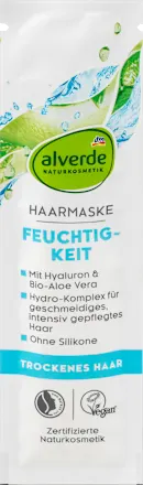 alverde NATURKOSMETIK
Hidratantna maska za kosu, 20 ml