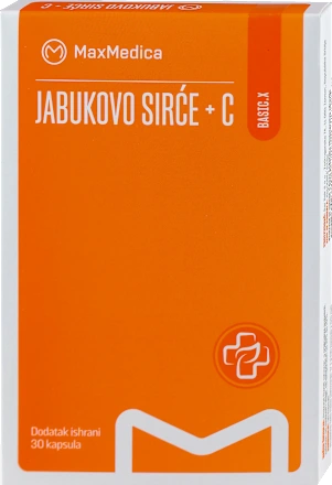 MaxMedicaJABUKOVO SIRĆE + C kapsule, 30 komDodatak ishrani